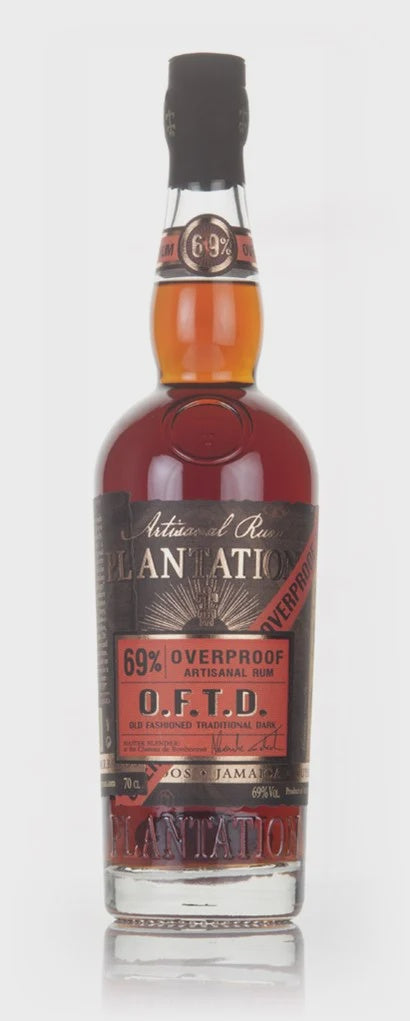 Plantation Old Fashioned Traditional Dark (O.F.T.D) Rum 68% abv 70cl – The Vineyard Belfast