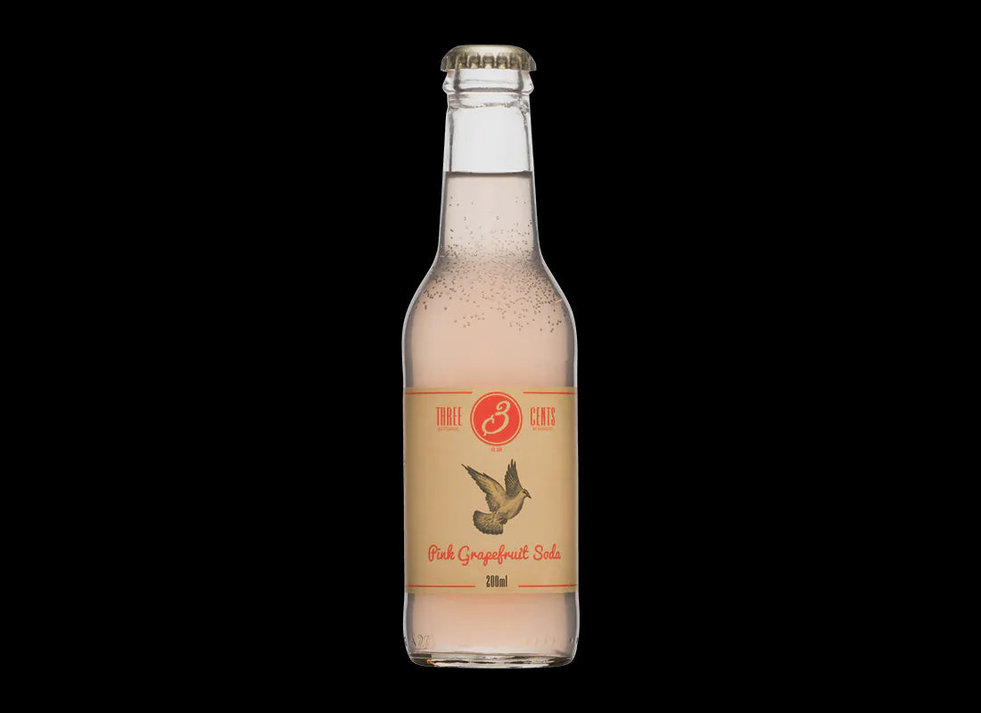Three Cents Pink Grapefruit Soda Blts 200ml – The Vineyard Belfast