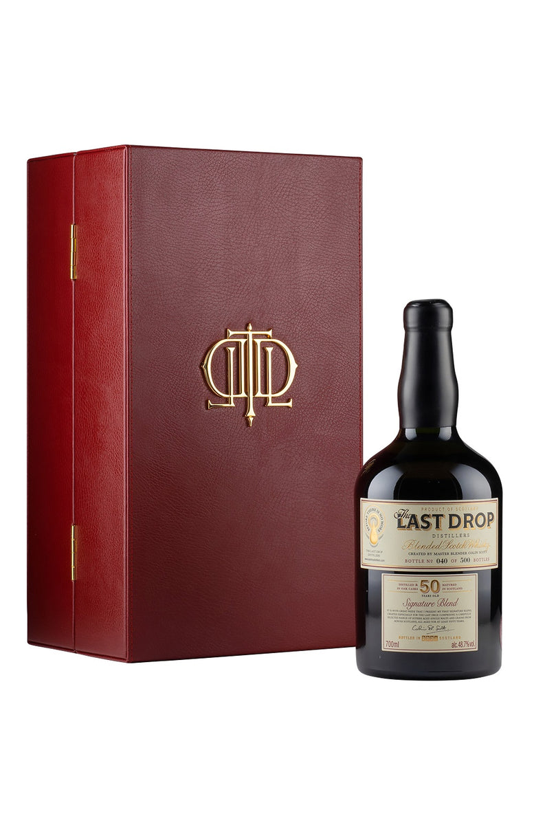 Last Drop Signature Blend Colin Scott 50 Year Old Blended Scotch Whisk ...