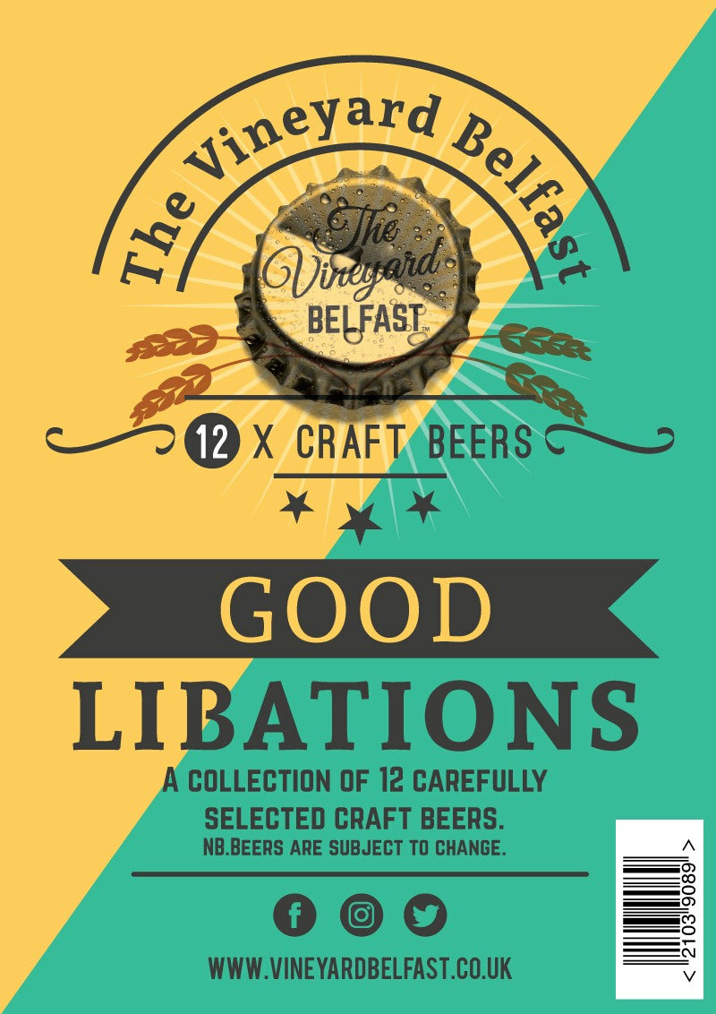 Good Libations Craft Beer Box 12 x 440ml Can – The Vineyard Belfast